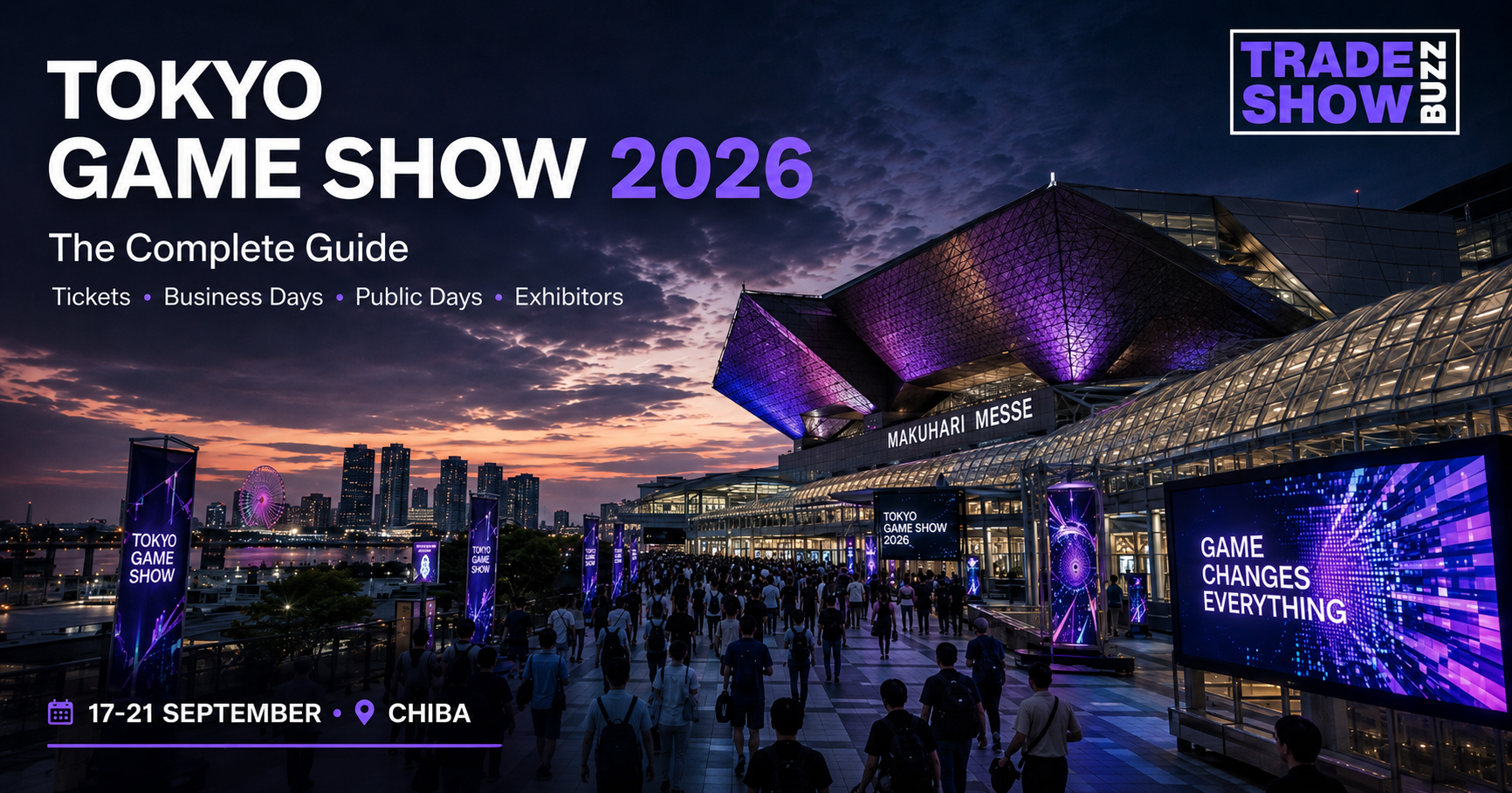 Tokyo Game Show 2026: Dates, Tickets & Visitor Guide | TradeShowBuzz